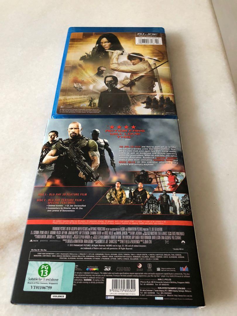 GI Joe Blu Ray Collection, Hobbies & Toys, Music & Media, CDs & DVDs on ...