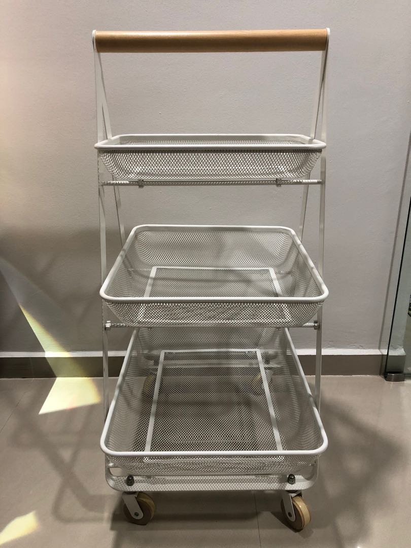 Ikea Risatorp Trolley Rack, Furniture & Home Living, Bathroom & Kitchen Fixtures on Carousell