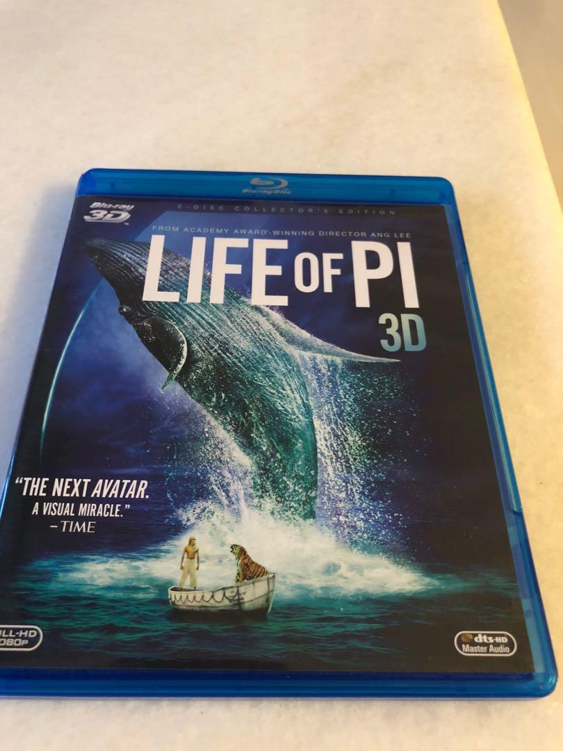 Life Of PI 3D Blu Ray, Hobbies & Toys, Music & Media, CDs & DVDs on ...