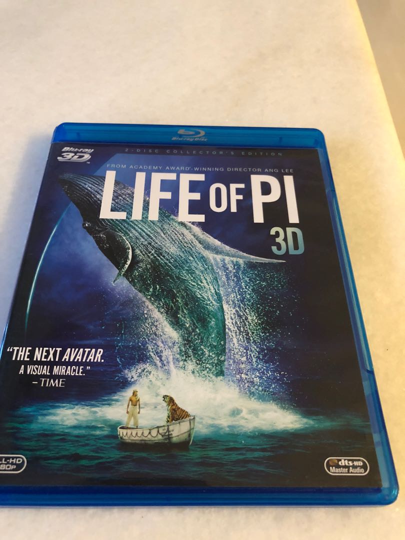 Life Of PI 3D Blu Ray, Hobbies & Toys, Music & Media, CDs & DVDs on ...