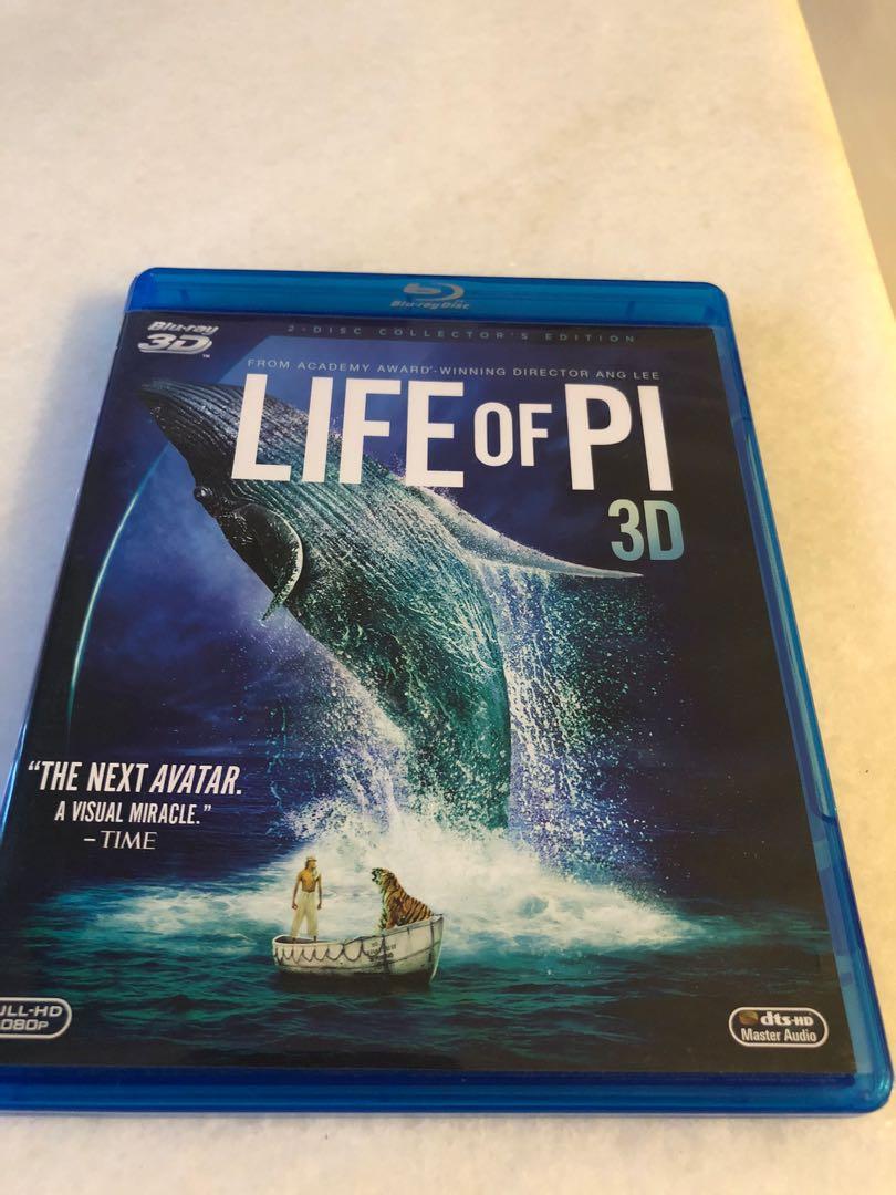 Life Of PI 3D Blu Ray, Hobbies & Toys, Music & Media, CDs & DVDs on ...