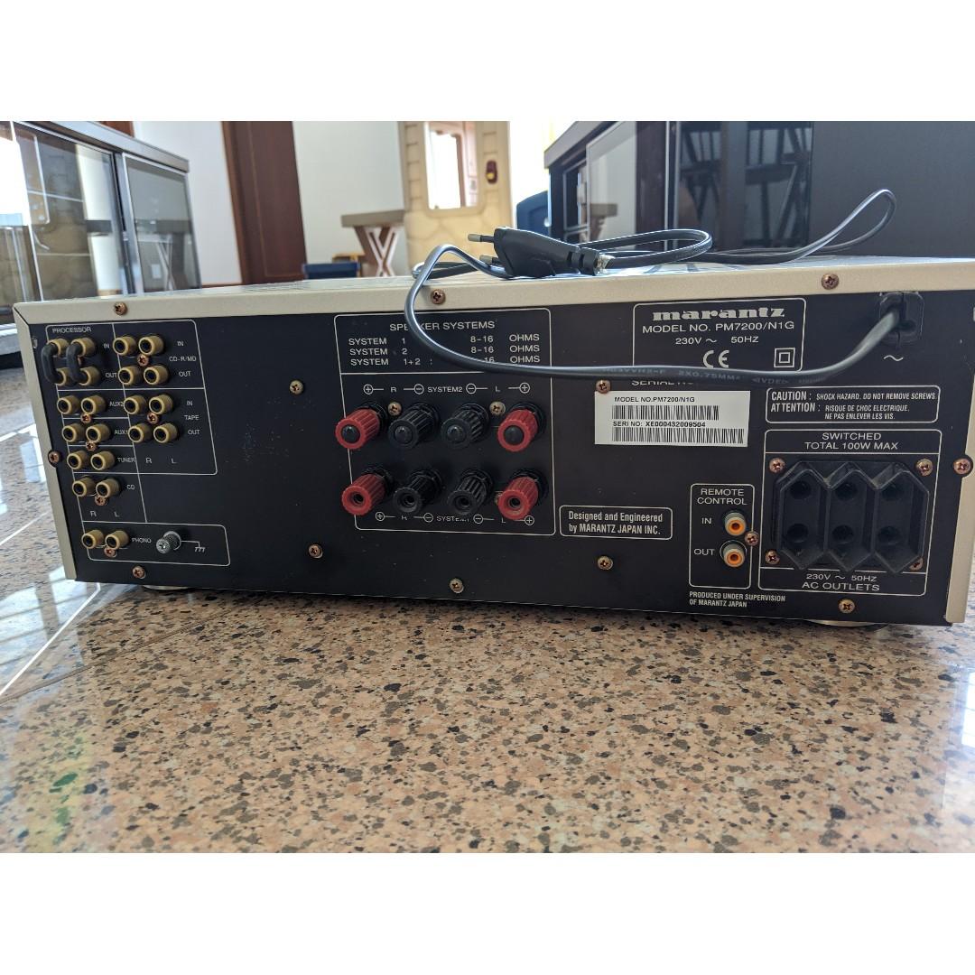 Marantz PM7200 Integrated Amplifier, Audio, Soundbars, Speakers ...