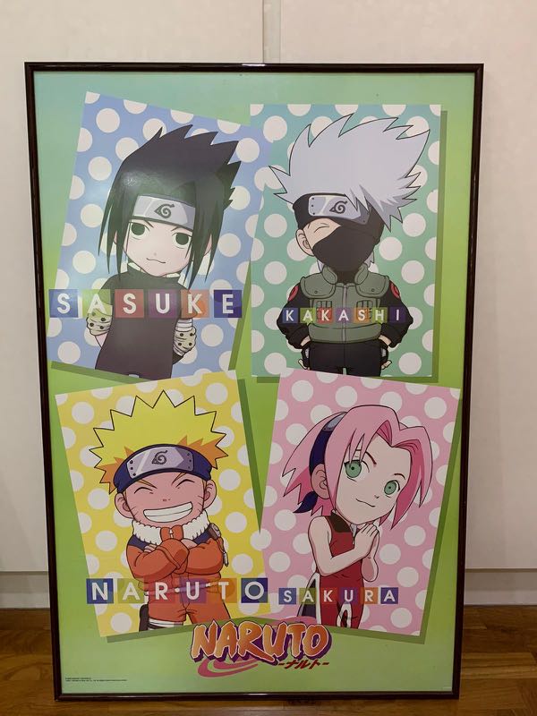 Naruto picture with frame, Furniture & Home Living, Home Decor, Frames ...