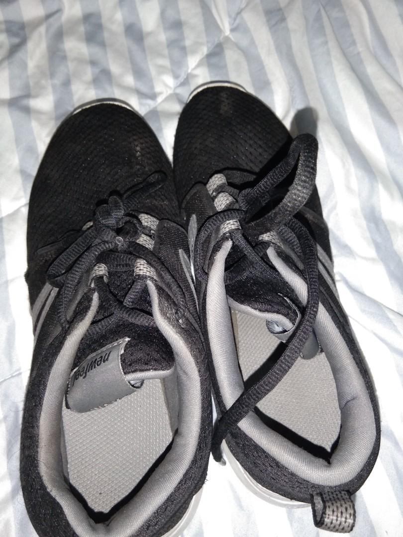 Newfeel Black walking shoes, Women's Fashion, Footwear, Sneakers on ...