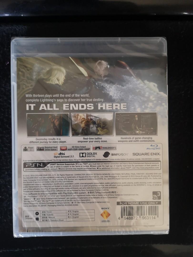 PS3 Games Lightning Returns: Final Fantasy XIII and Sacred 2: Fallen ...