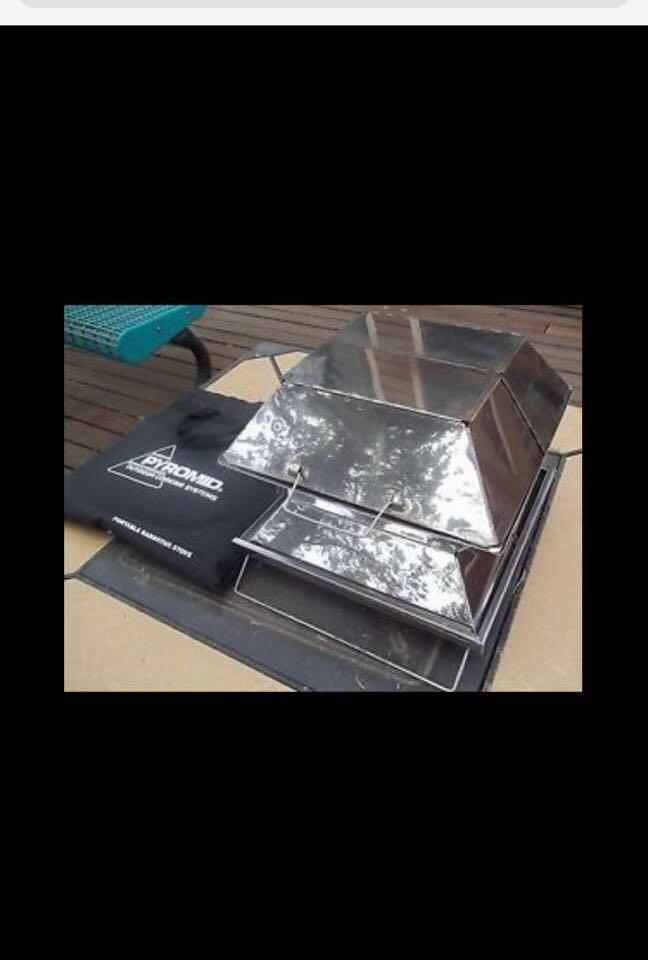 PYROMID BBQ Grill SET, Travel, Travel Essentials, Outdoor & Camping on ...