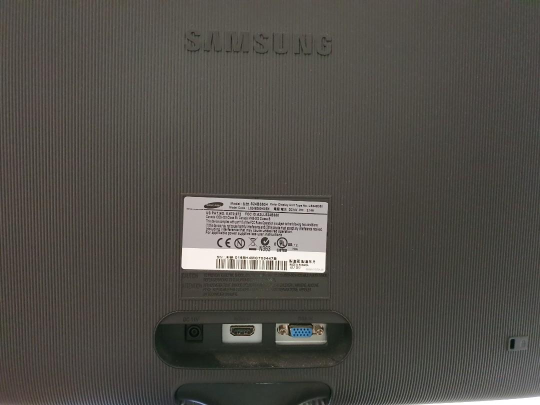 Samsung Monitor, Computers & Tech, Parts & Accessories, Monitor Screens ...