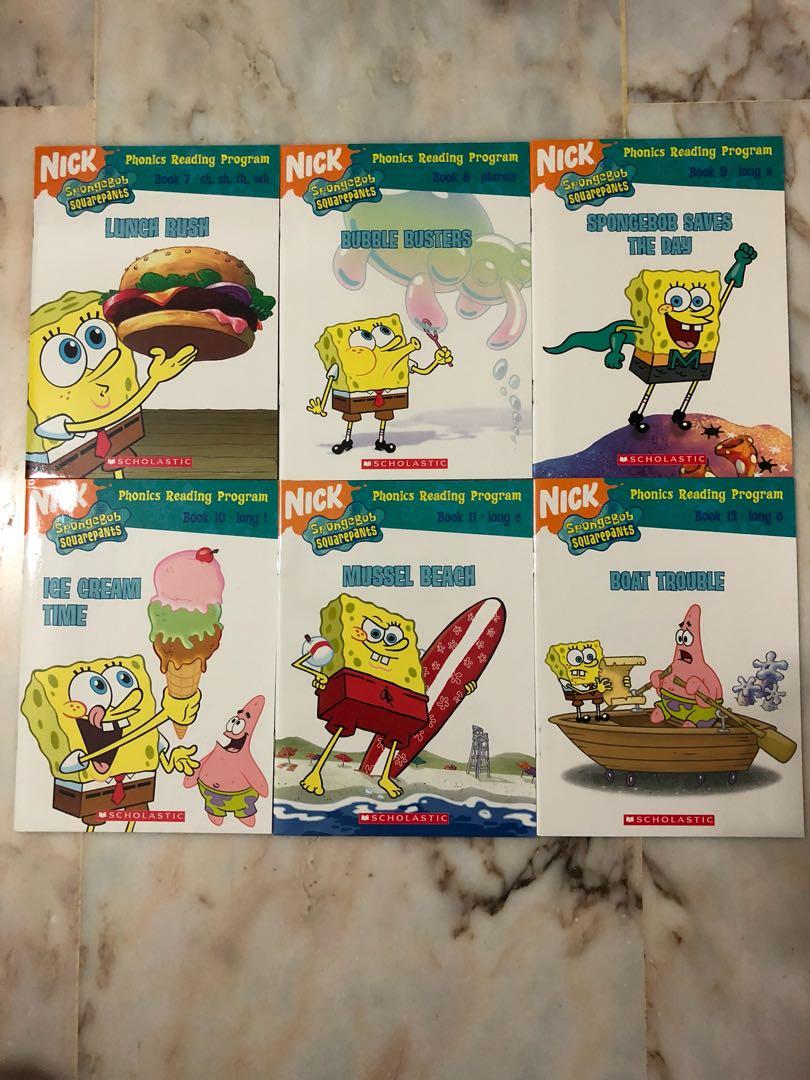 SpongeBob Phonics Books, Hobbies & Toys, Books & Magazines, Children's ...