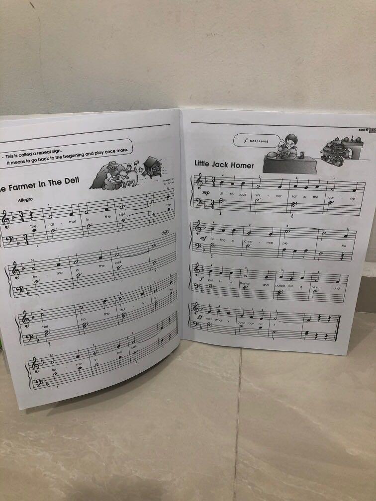 Step by step piano book, Hobbies & Toys, Books & Magazines, Children's ...
