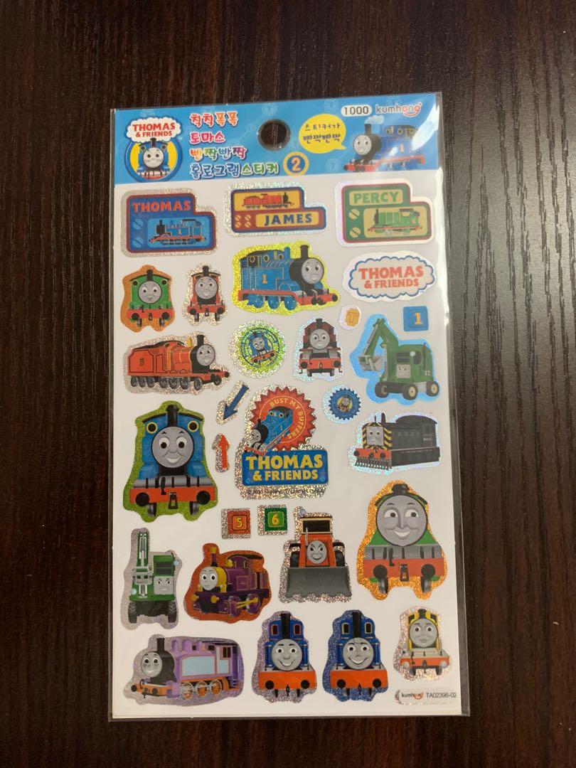 Thomas & Friends sticker Thomas 火車貼紙 1pack 2張, 興趣及遊戲, 手作＆自家設計, 文具 ...