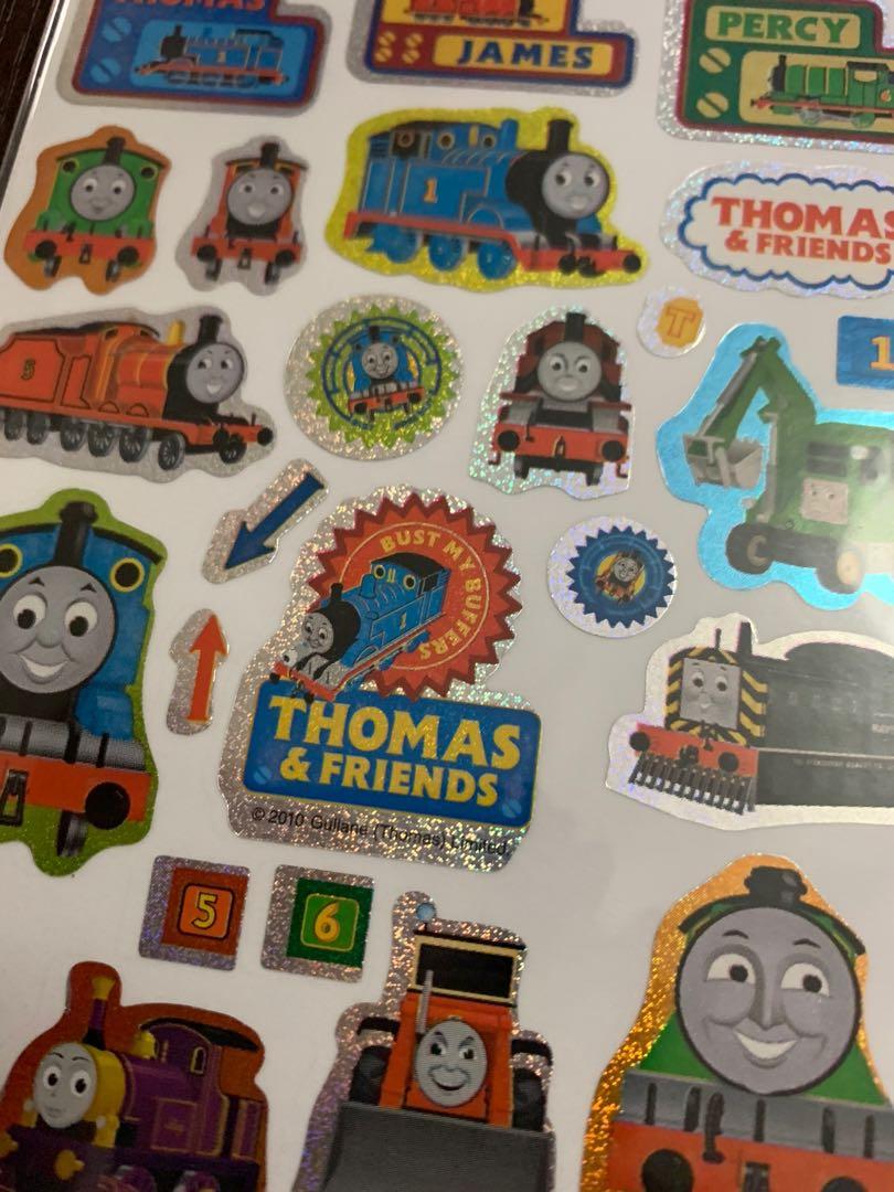 Thomas & Friends sticker Thomas 火車貼紙 1pack 2張, 興趣及遊戲, 手作＆自家設計, 文具 ...