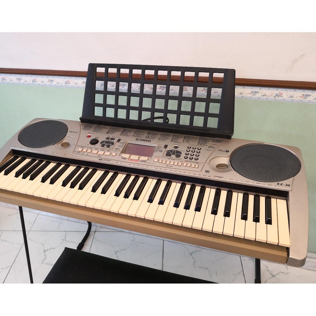 Yamaha EZ-30 Portable Keyboard, Hobbies & Toys, Music & Media, Musical ...