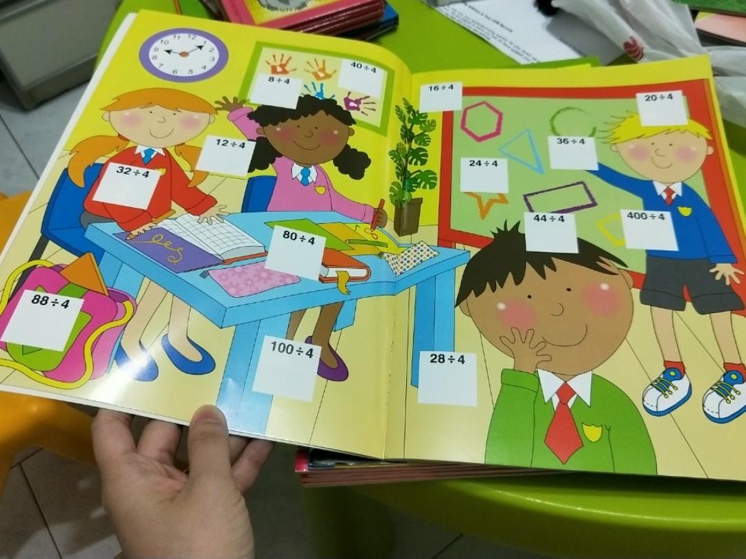 Addition Subtraction Multiplication And Division Sticker Workbook