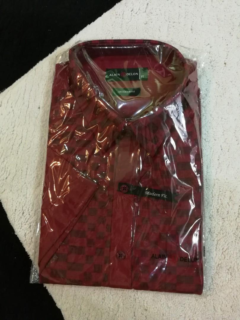 Alain delon short sleeve shirt, Men's Fashion, Tops & Sets, Formal ...