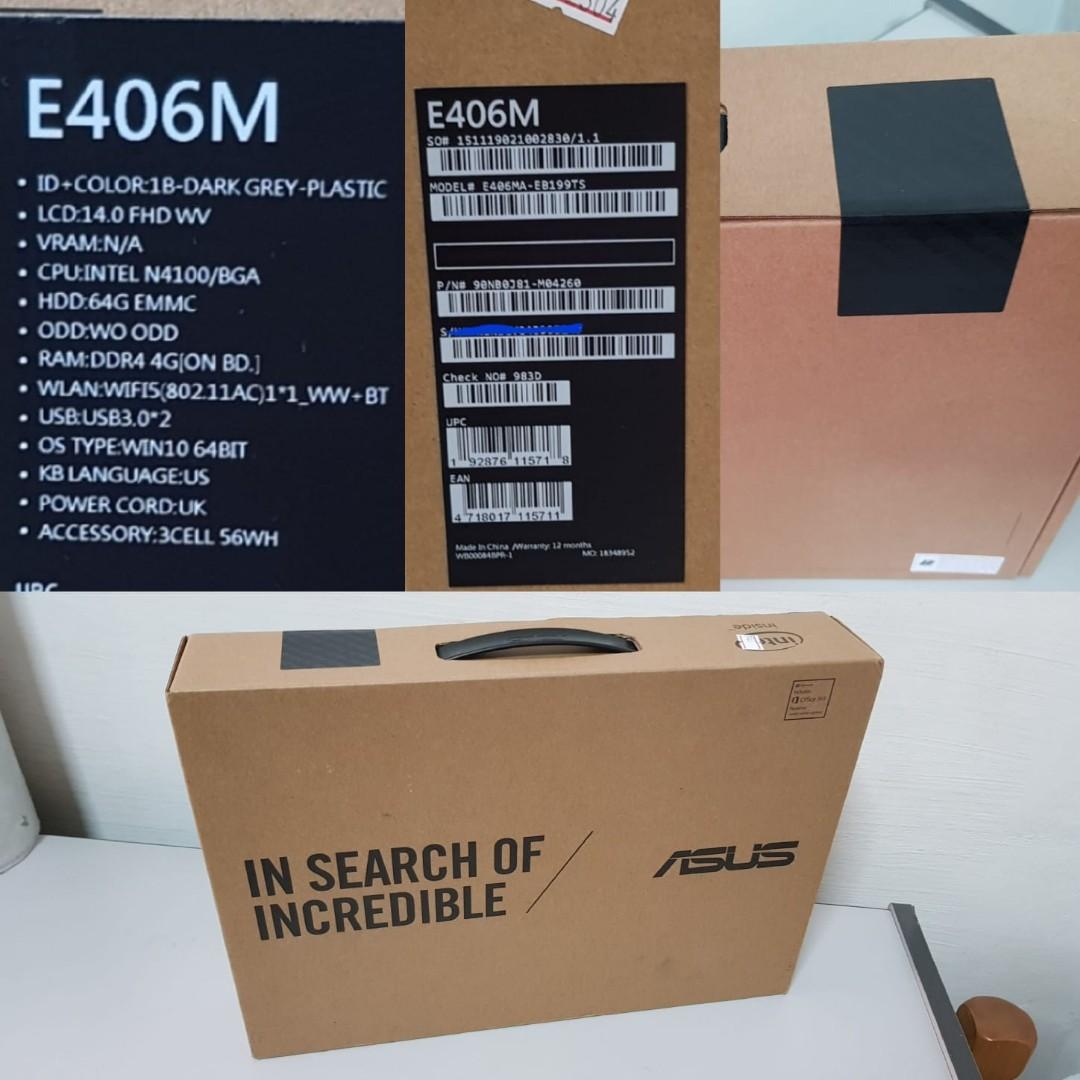 Asus E406M, Computers & Tech, Laptops & Notebooks on Carousell
