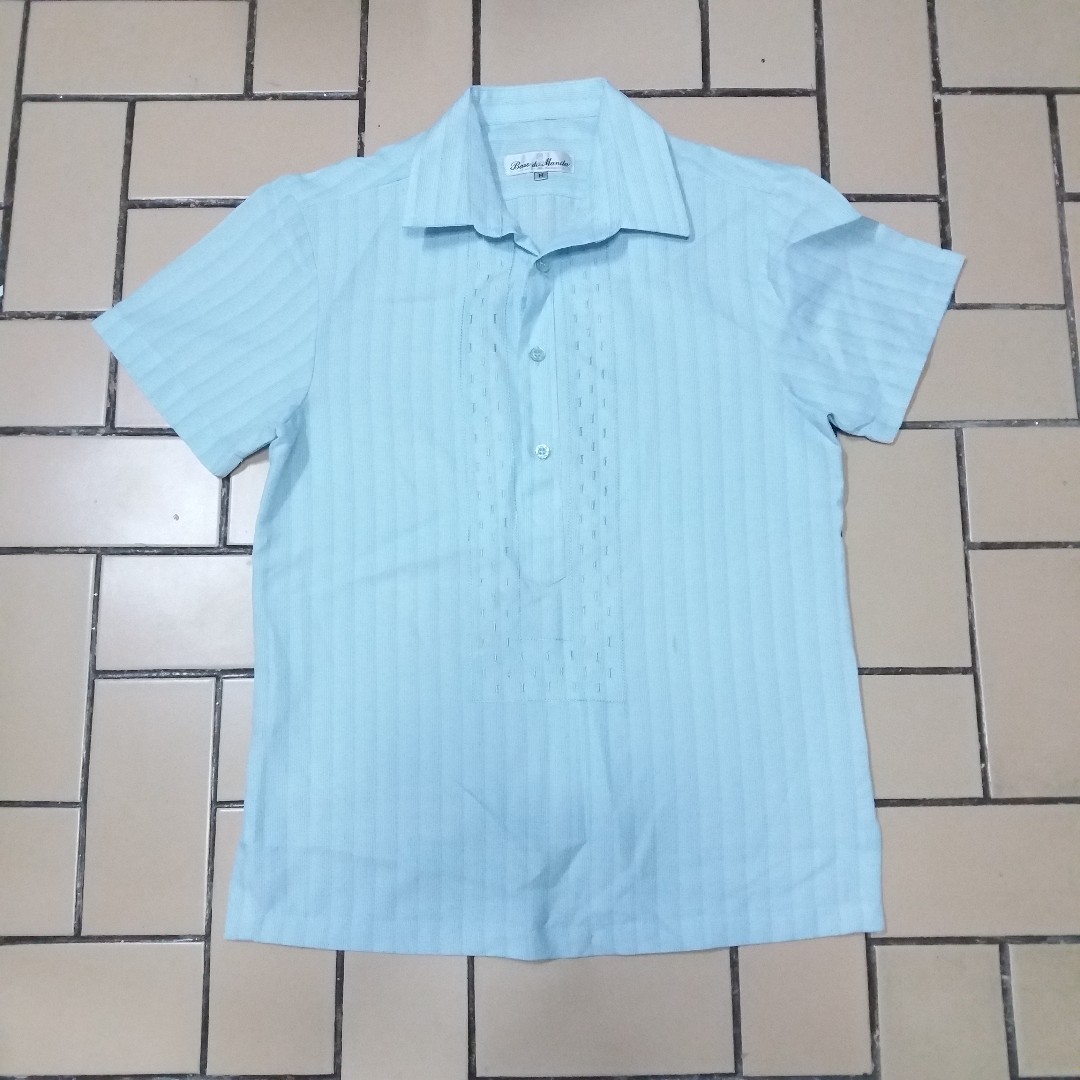 BARONG - BARO DE MANILA MEDIUM, Men's Fashion, Tops & Sets, Formal ...