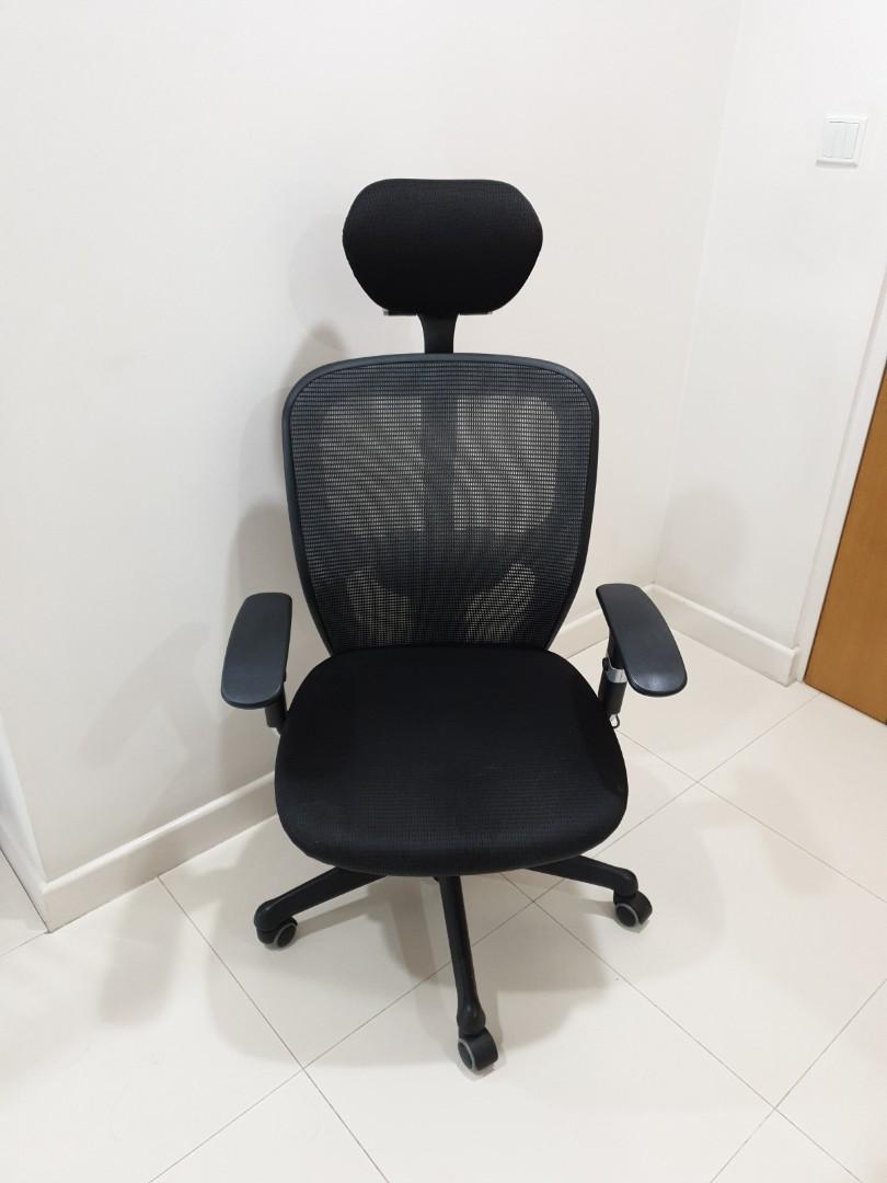 Benel Q-Mesh High Back Ergonomic Office Chair, Furniture & Home Living ...