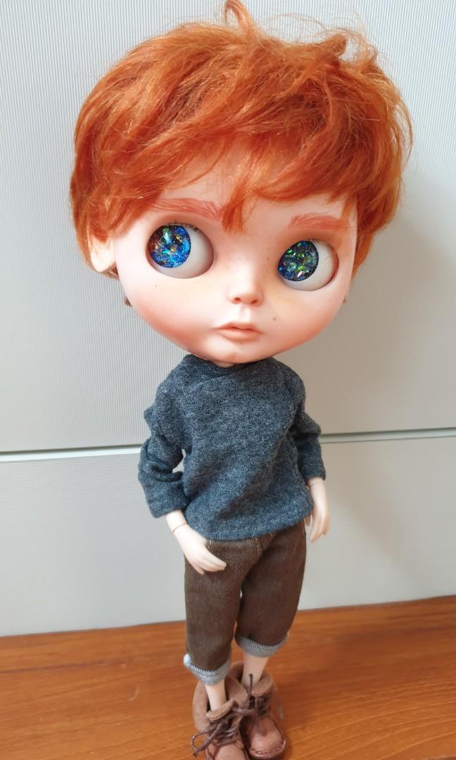 Blythe boy custom blythe, Hobbies & Toys, Toys & Games on Carousell