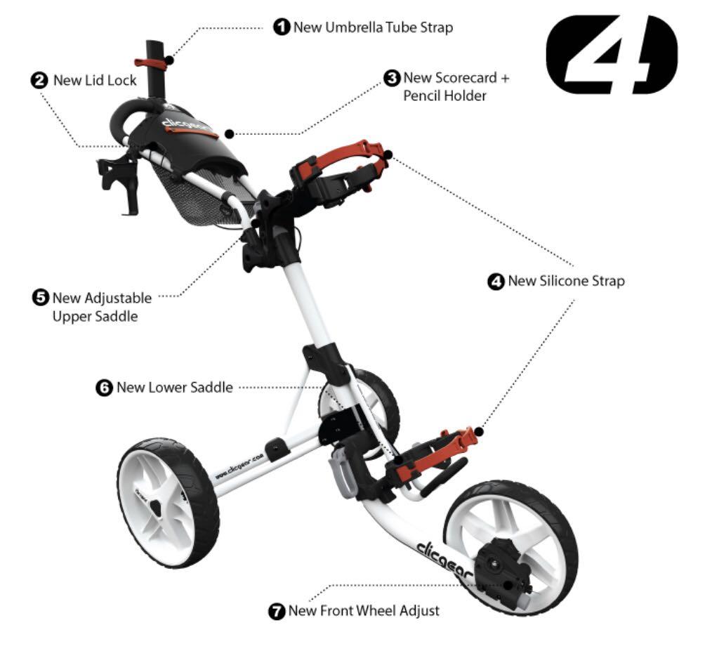 Clicgear 4.0 Golf Push Cart. New for 2020, Sports Equipment, Sports ...