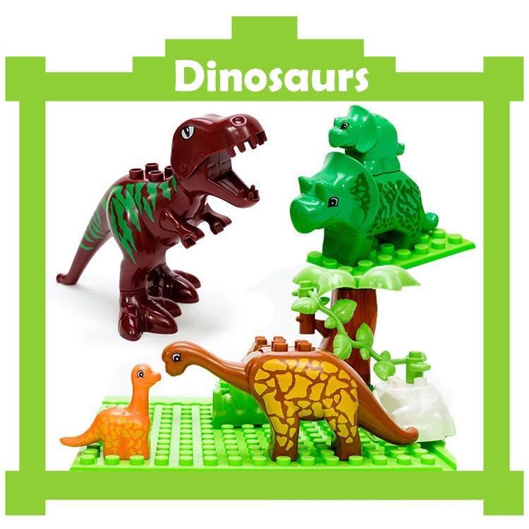 Dinosaur block set, Hobbies & Toys, Toys & Games on Carousell