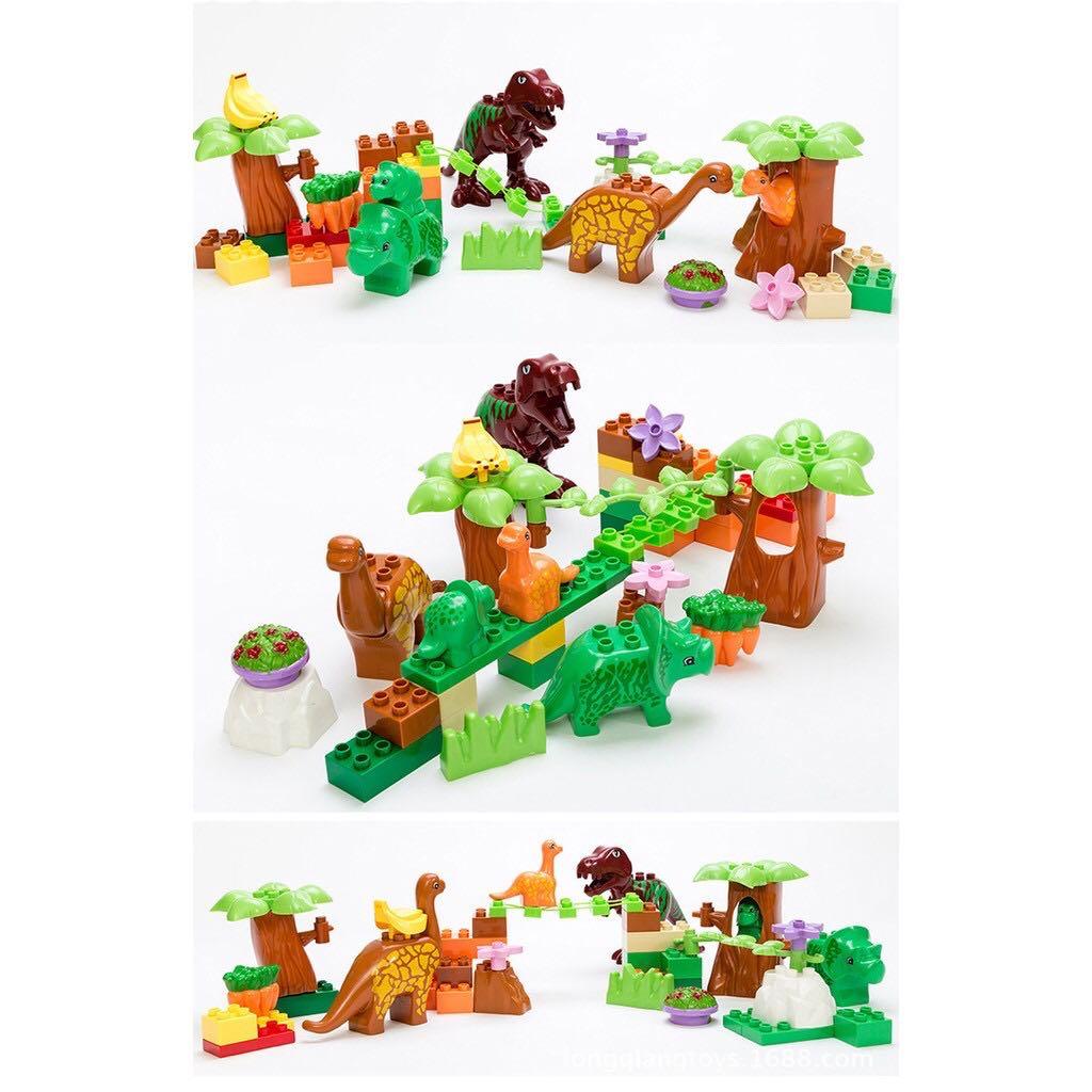 Dinosaur block set, Hobbies & Toys, Toys & Games on Carousell