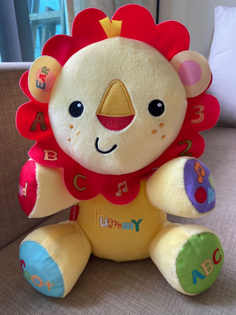 Fisher Price bilingual learning lion, 兒童＆孕婦用品, 嬰兒玩具 - Carousell