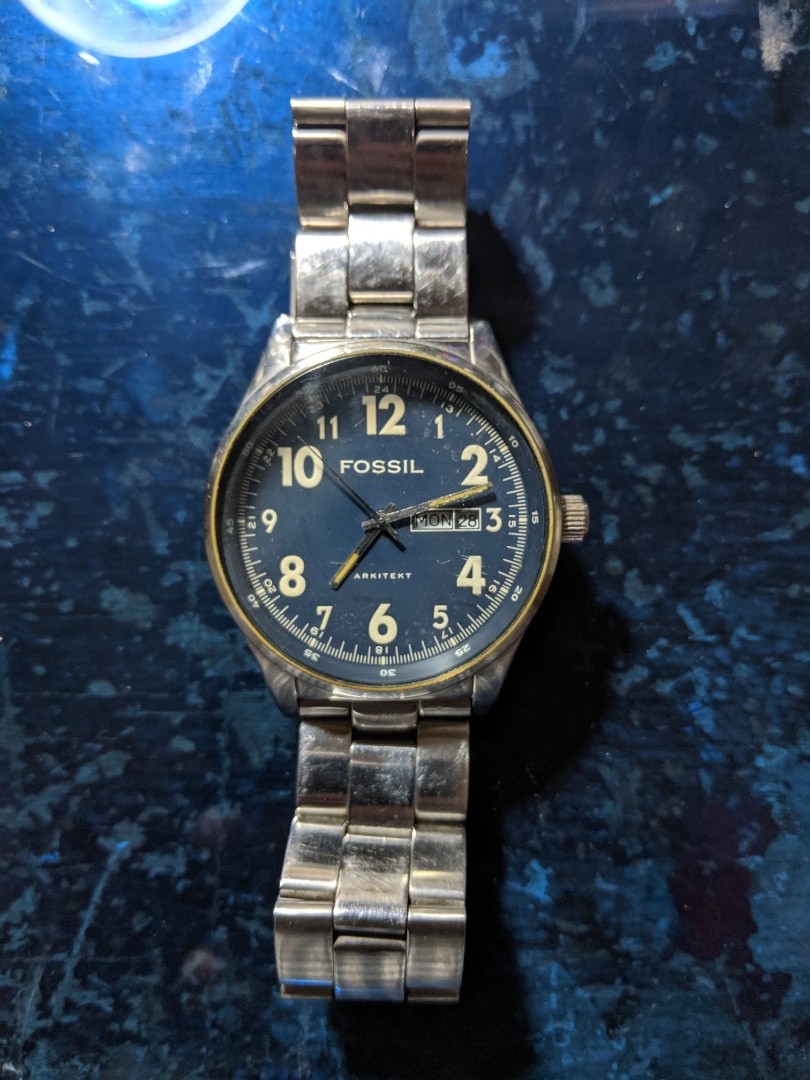 Fossil Arkitekt Quartz Watch, Men's Fashion, Watches & Accessories ...