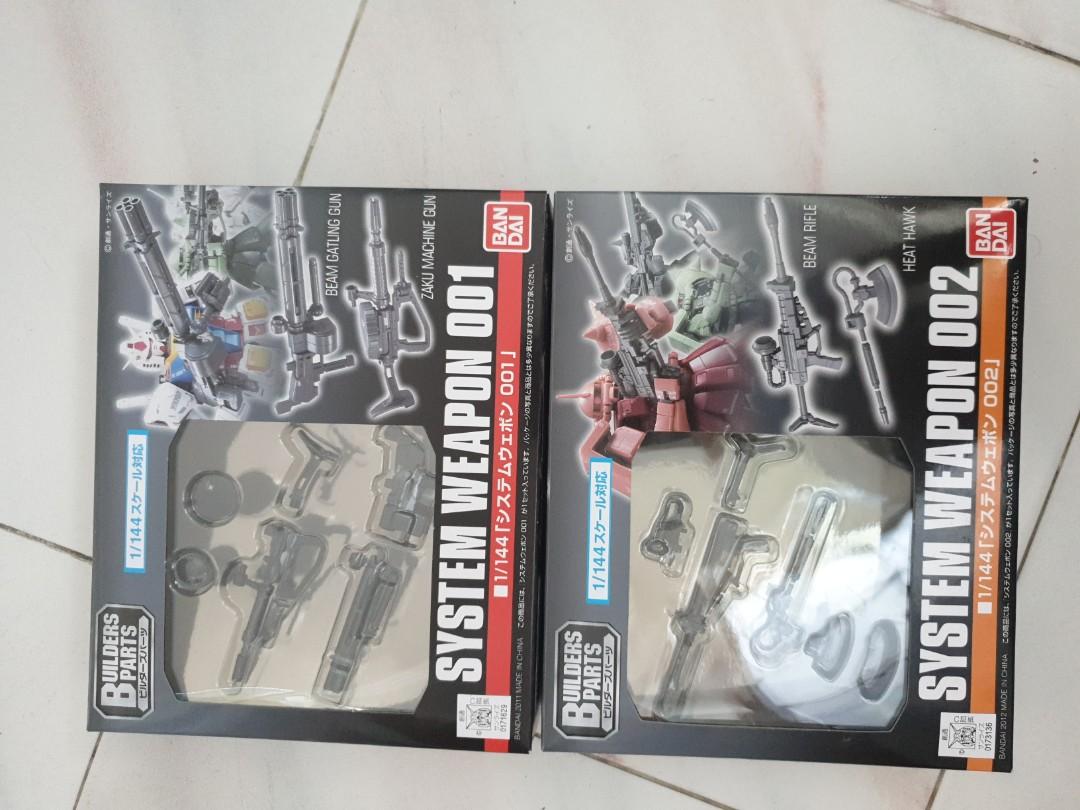 Free Delivery Bandai HG 1/144 system weapon 001 and 002 builders parts ...