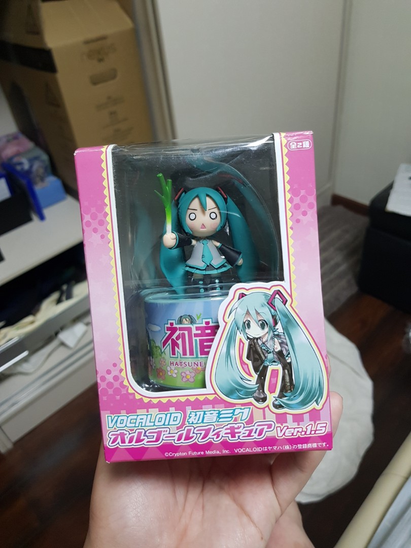 Hatsune miku music box figure v1.5, Everything Else on Carousell