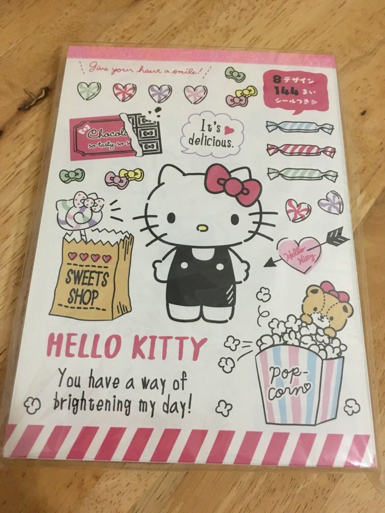 Hello Kitty Note Sheets, Books & Stationery, Stationery on Carousell