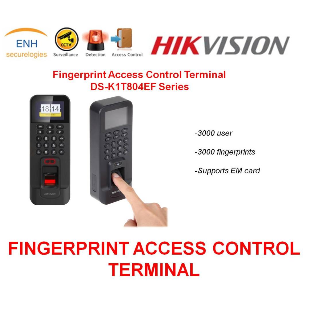 HIKVISION Fingerprint Access Control Terminal, Everything Else on Carousell