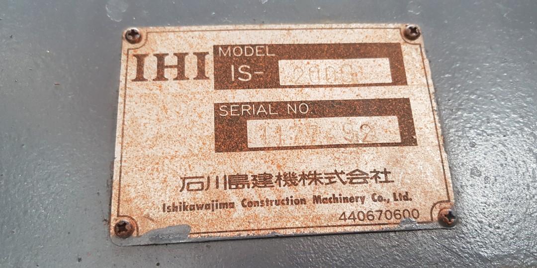 IHI Backhoe Excavator 3/4, Commercial & Industrial, Construction Tools ...