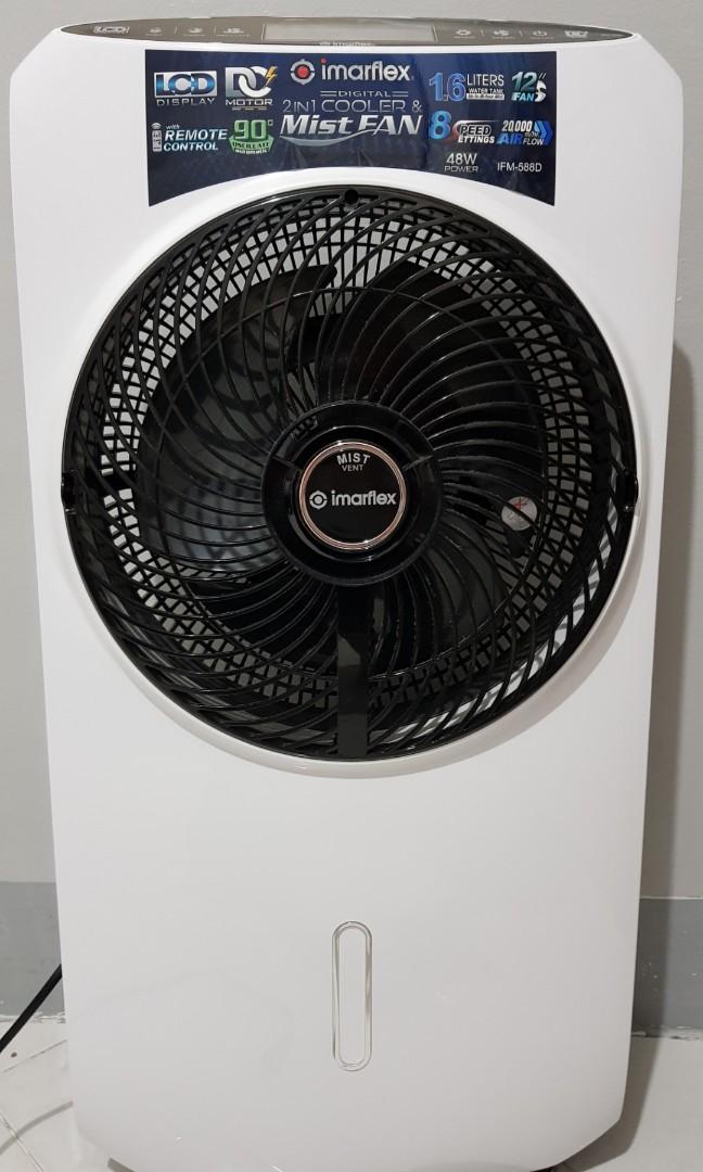 Imarflex 2 in 1 Cooler & Mist Fan, Furniture & Home Living, Lighting ...