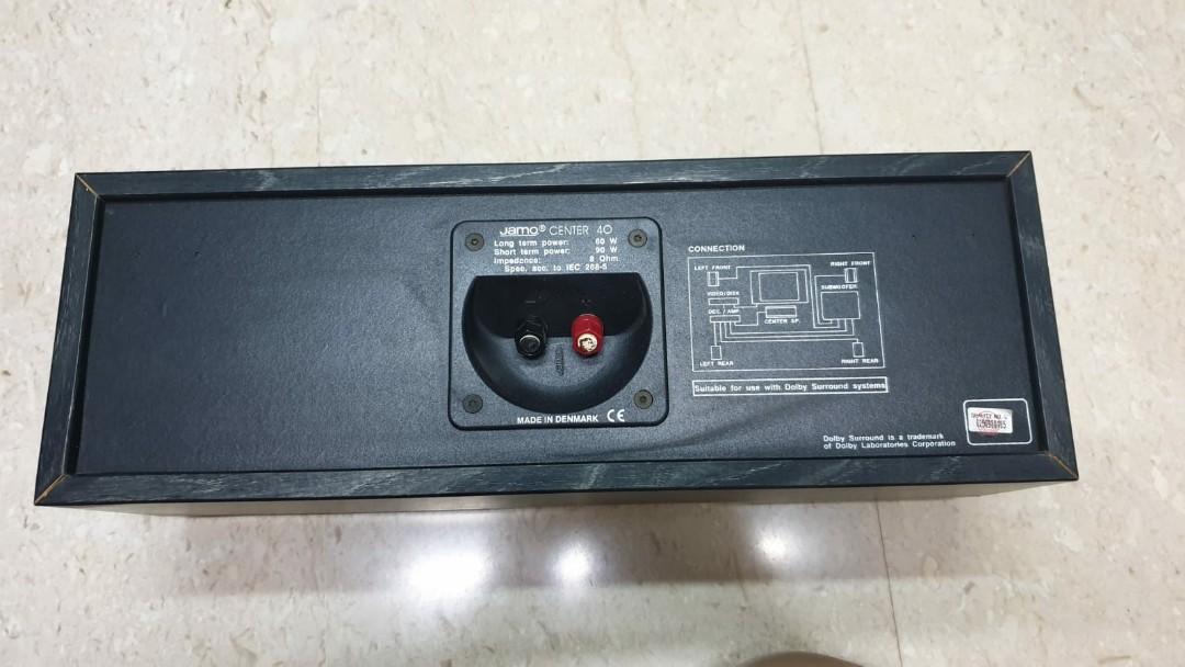 Infinity side speakers / Jamo center speaker, Audio, Soundbars ...