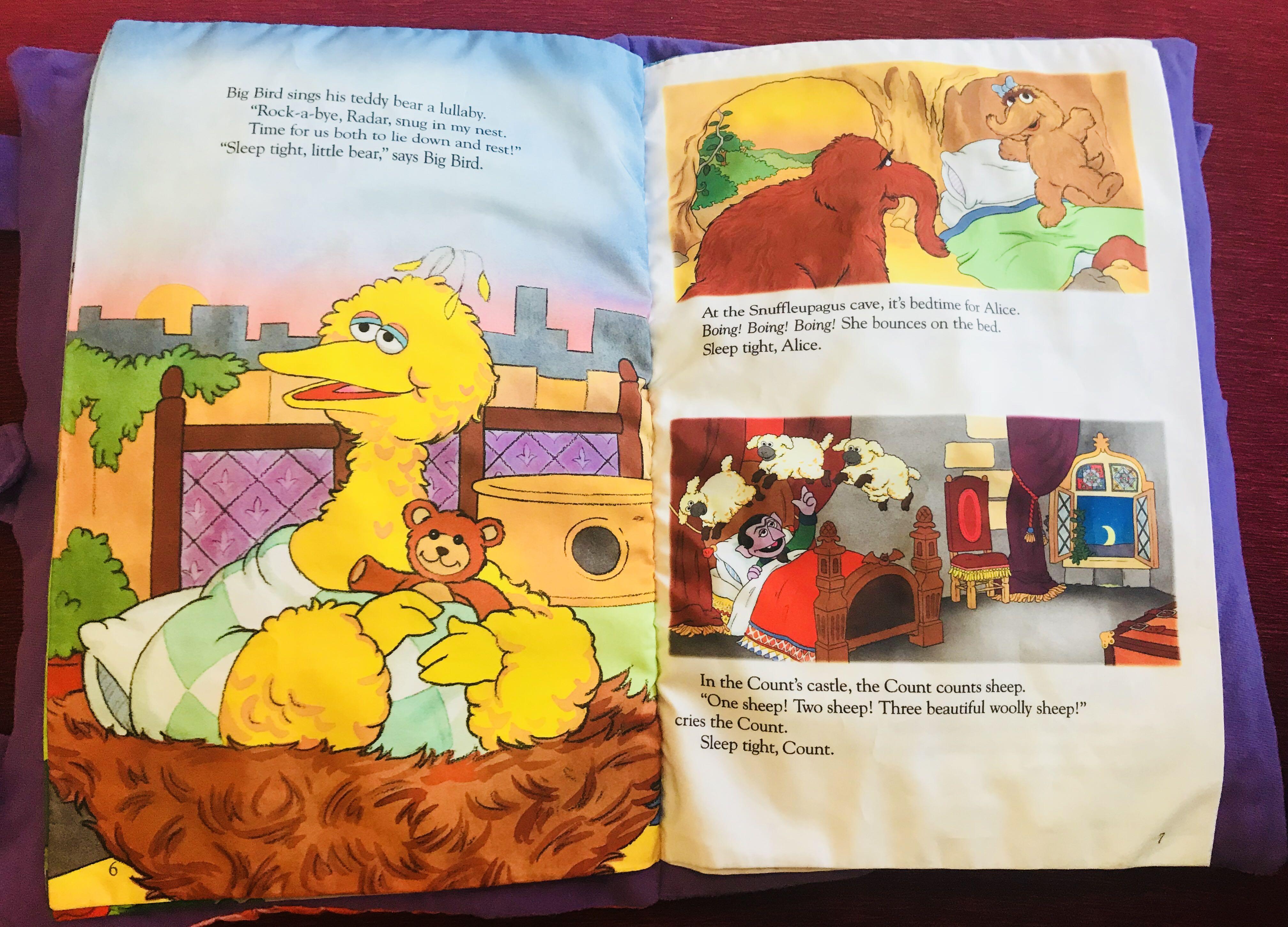 Jumbo Elmo Sleep Tight Pillowbook, Hobbies & Toys, Books & Magazines ...