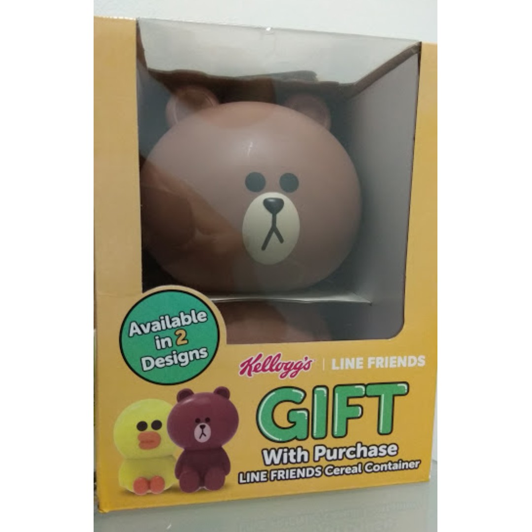 Kellogg's Line Friends Cereal Container, Everything Else on Carousell
