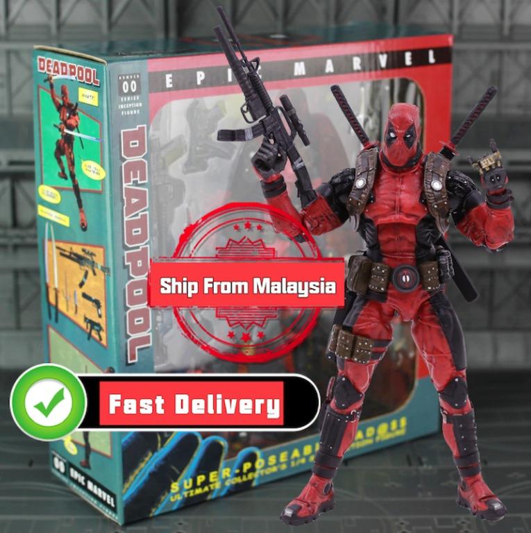 Marvel Deadpool Action Figure 20cm PVC Doll Model KO NECA Ultimate ...