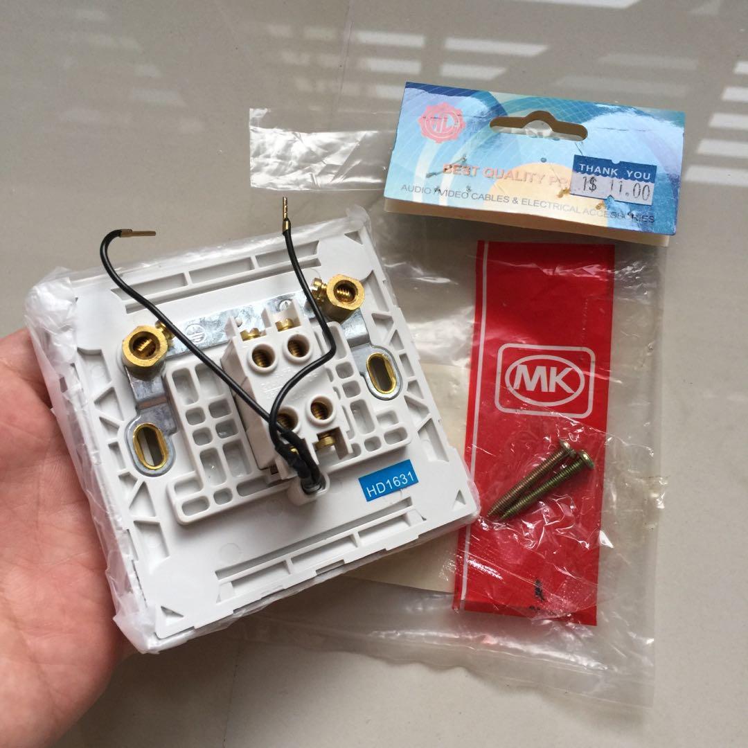 MK Heater 20A Switch with red led indicator, Mobile Phones & Gadgets ...