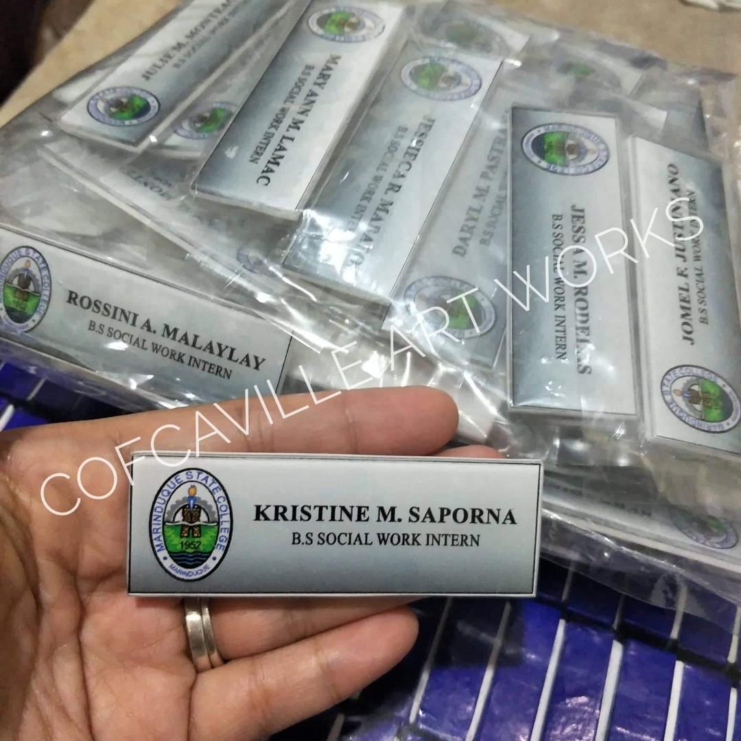 Nameplate Acrylic nameplate brass nameplate reusable name plate ...