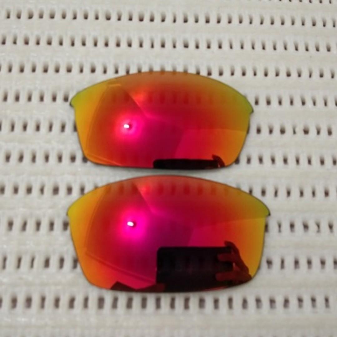 Oakley Flak Jacket 1.0 Replacement Lenses Ruby red Polarized, Women's ...