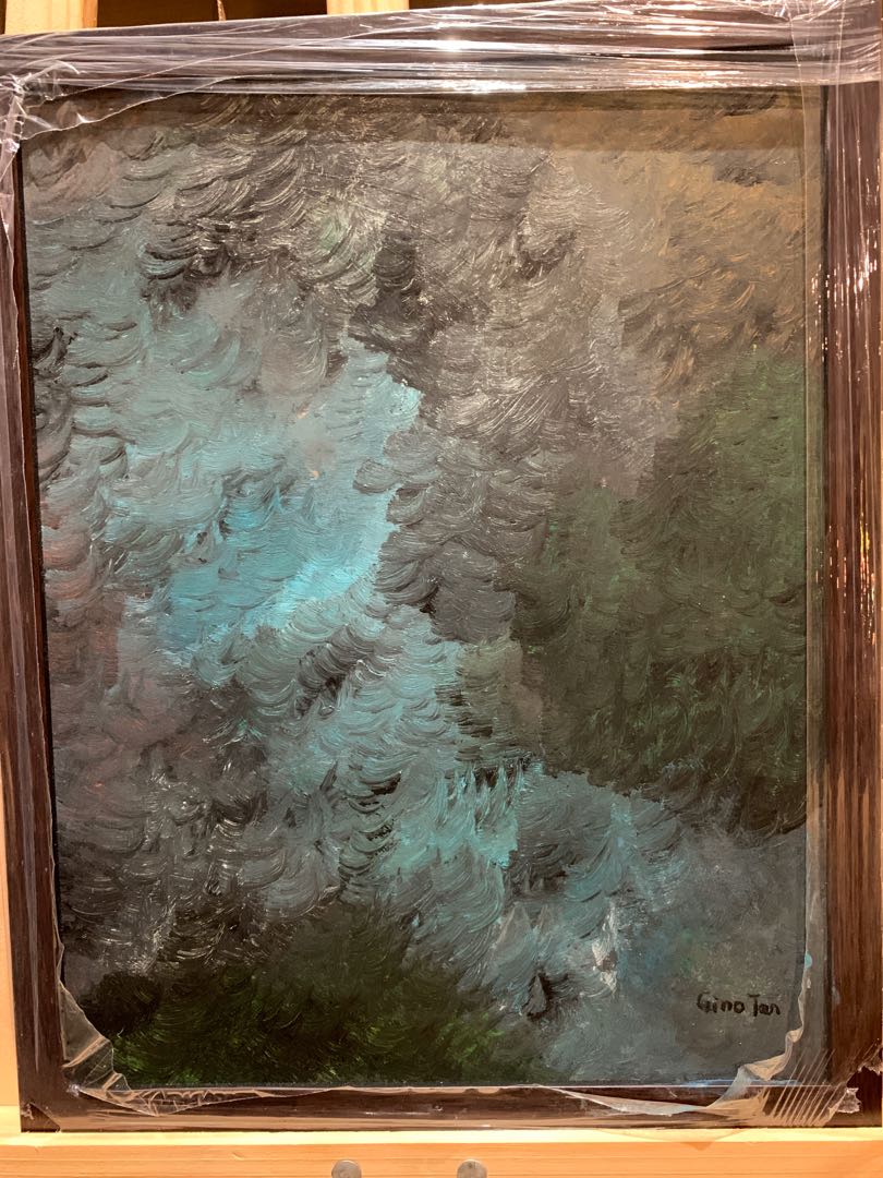 Original Art Acrylic Painting “The Clift” With Frame, Design & Craft ...