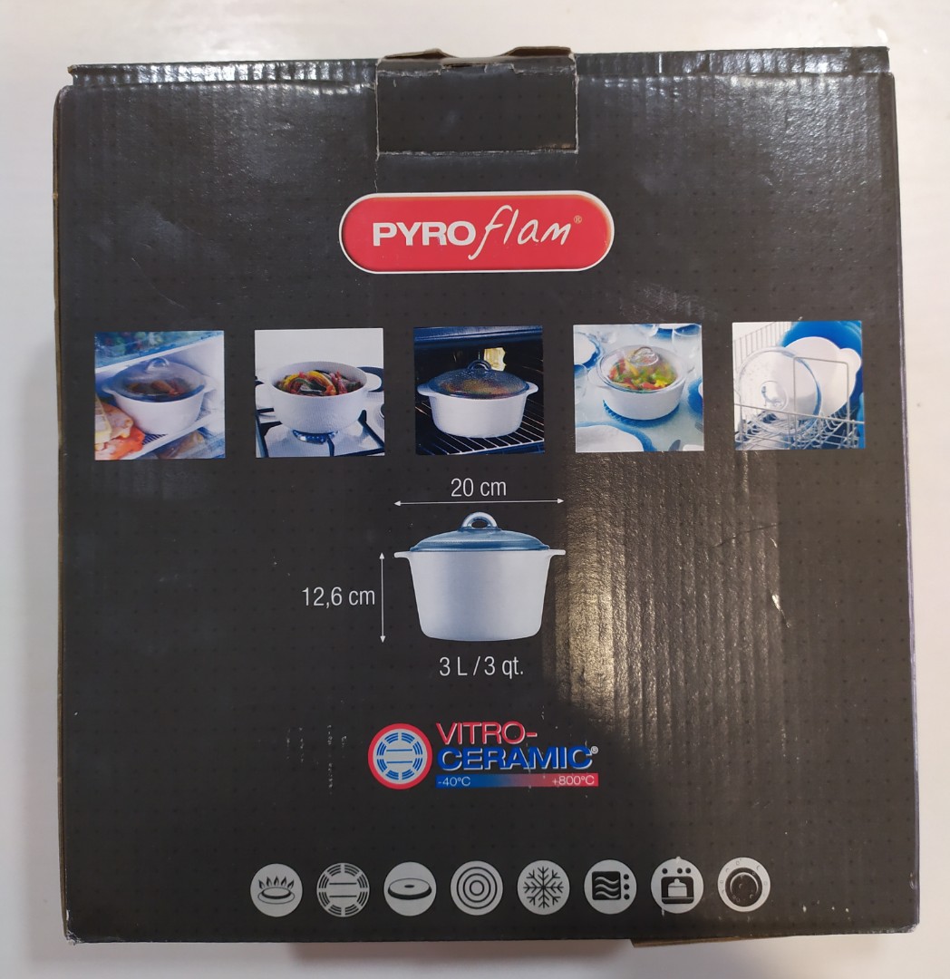 PYREX Pyroflam Steamer Set, Furniture & Home Living, Kitchenware ...