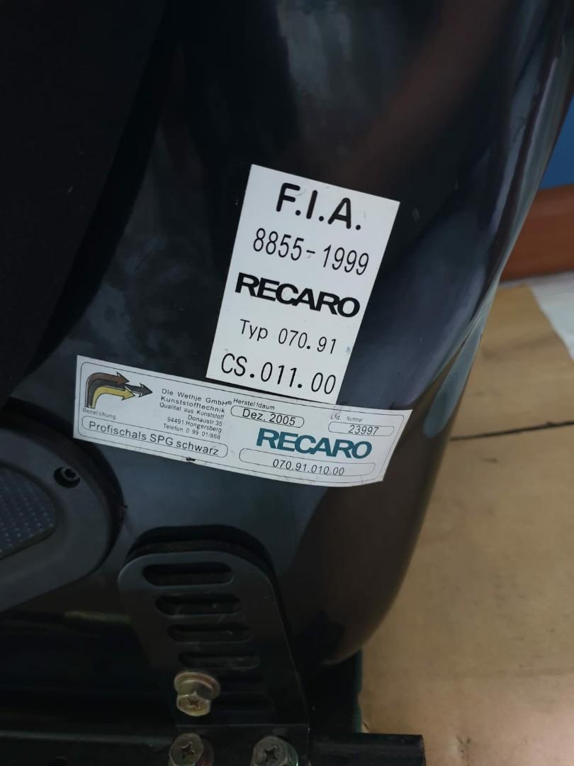 Replica Recaro full bucket seat, Car Accessories, Accessories on Carousell