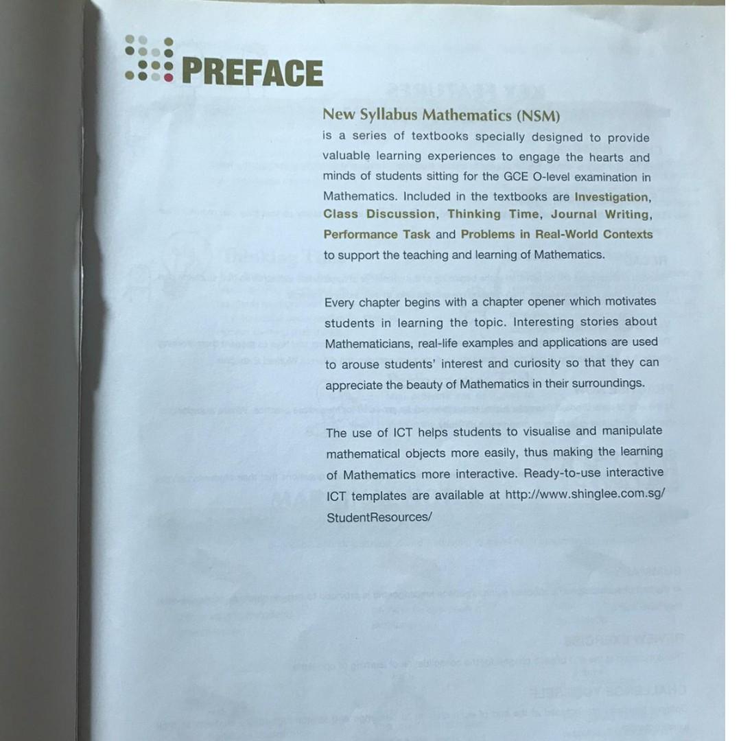 Secondary 2 Elementary Math Textbook 7th Edition (Shing Lee), Hobbies ...