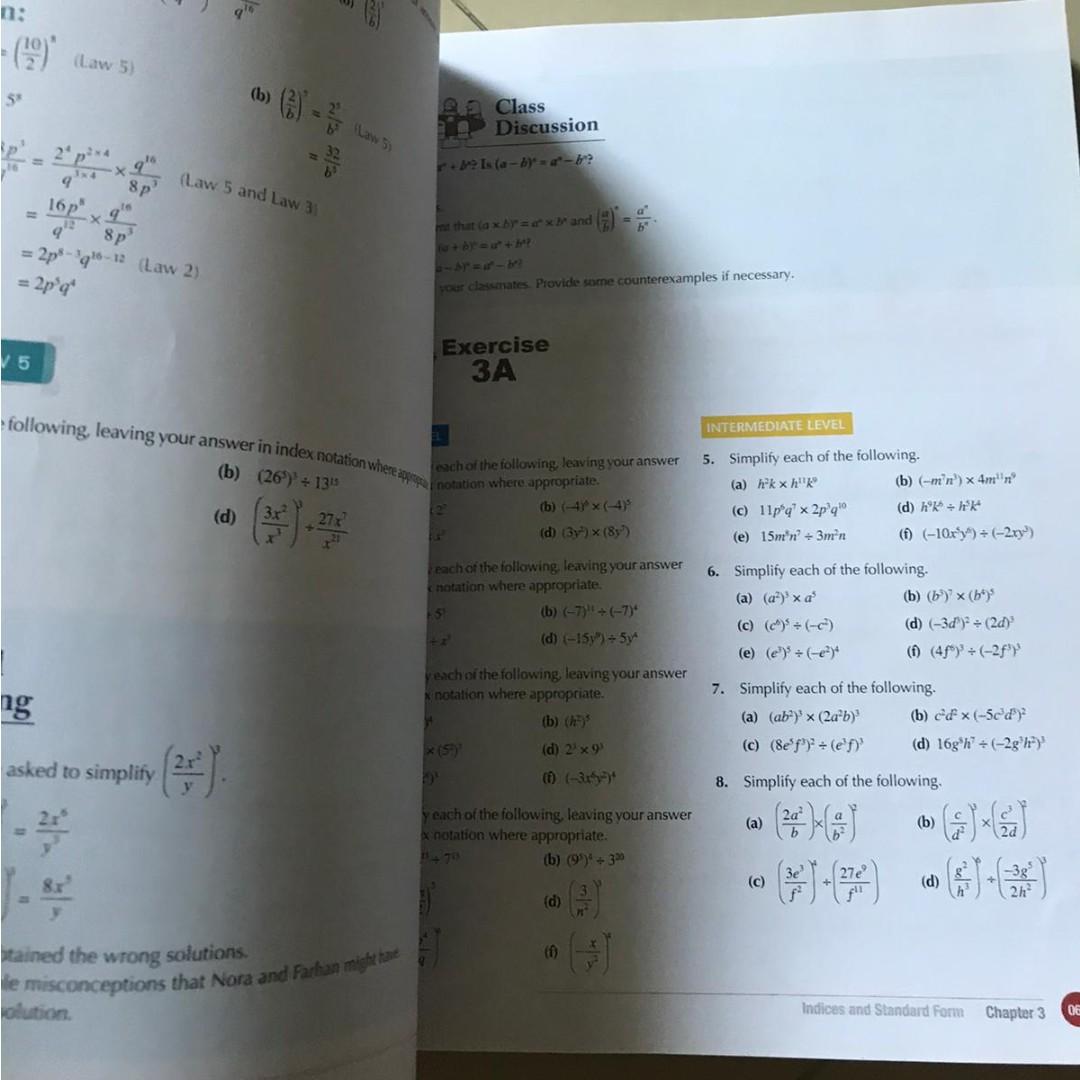 Secondary 2 Elementary Math Textbook 7th Edition (Shing Lee), Hobbies ...