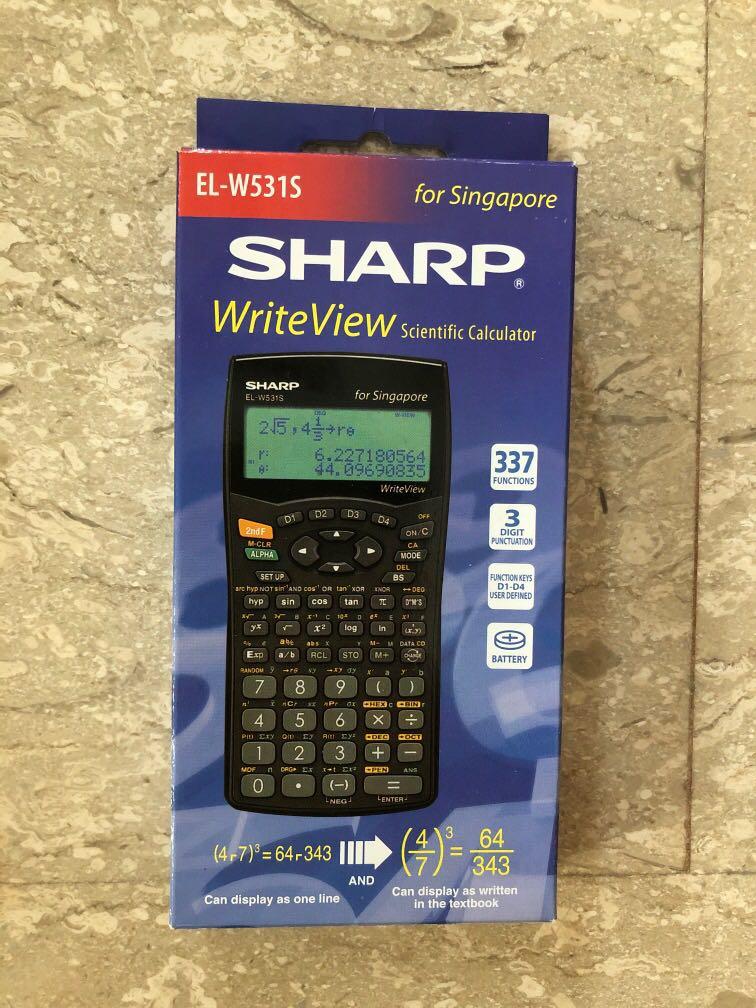SHARP EL-W531S Scientific Calculator, Hobbies & Toys, Books & Magazines ...