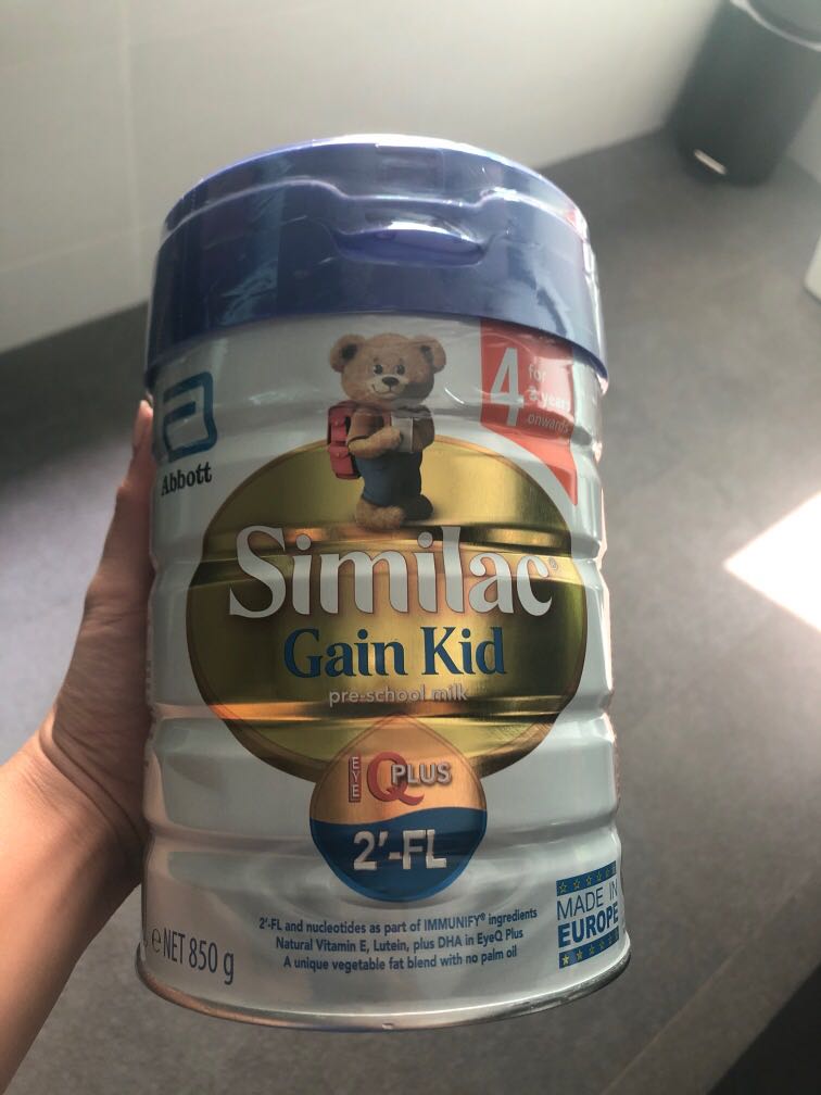 Similac Gain Kid 4, Babies & Kids, Nursing & Feeding, Weaning & Toddler ...