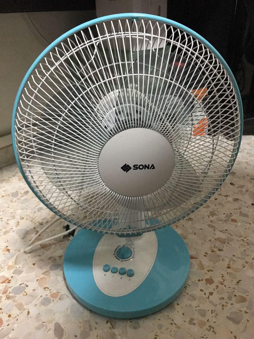 SONA Table Standing Fan, Furniture & Home Living, Lighting & Fans, Fans ...