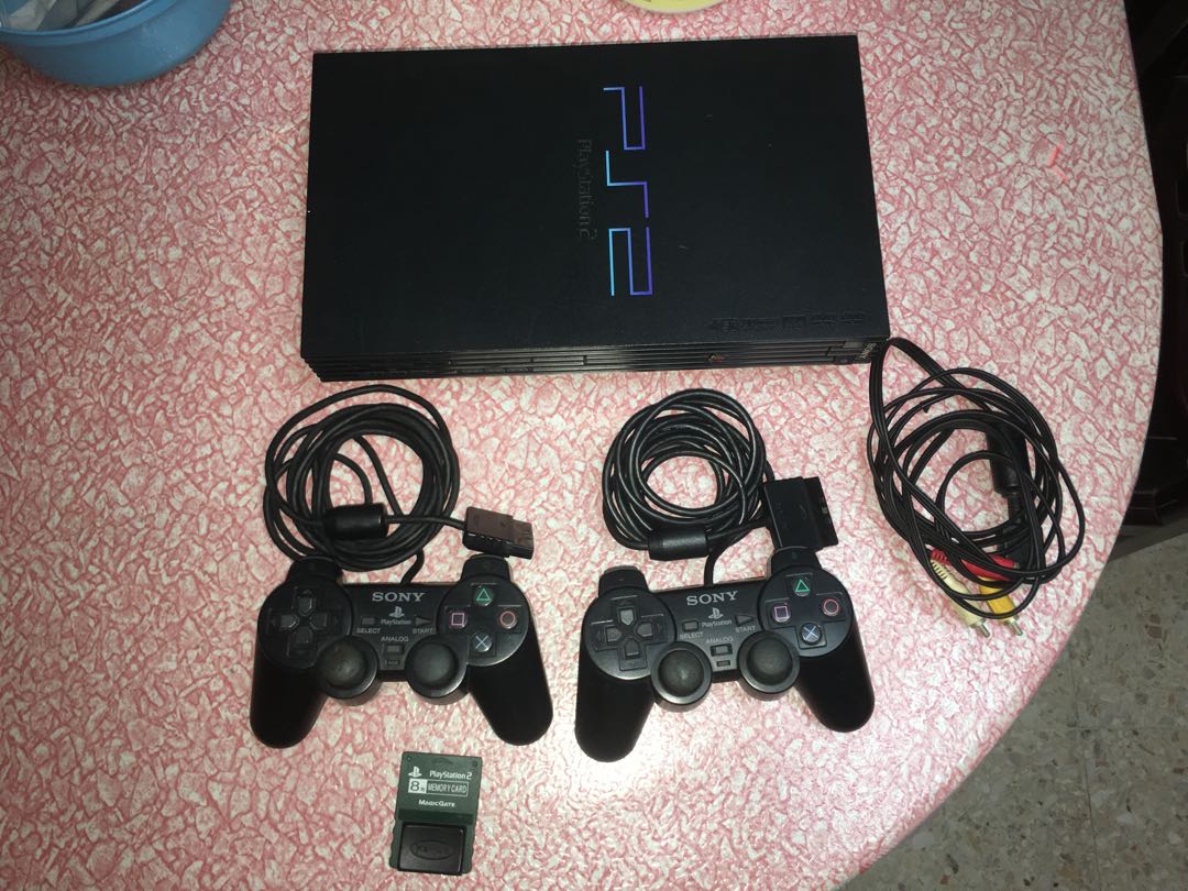 Sony Playstation 2 (complete set + 44 DVD games), Video Gaming, Video ...