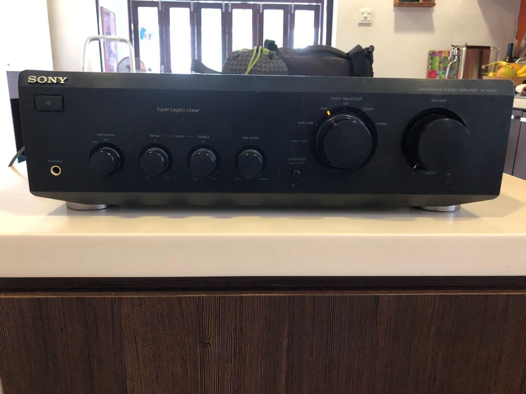 Sony stereo amplifier - free for pickup, Audio, Other Audio Equipment ...